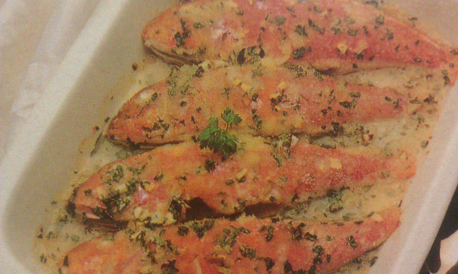 nueva cocina: Pargo rojo al horno