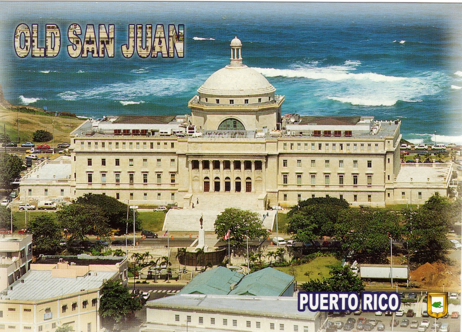 Postcards & Stamps Diary: Old San Juan, Puerto Rico