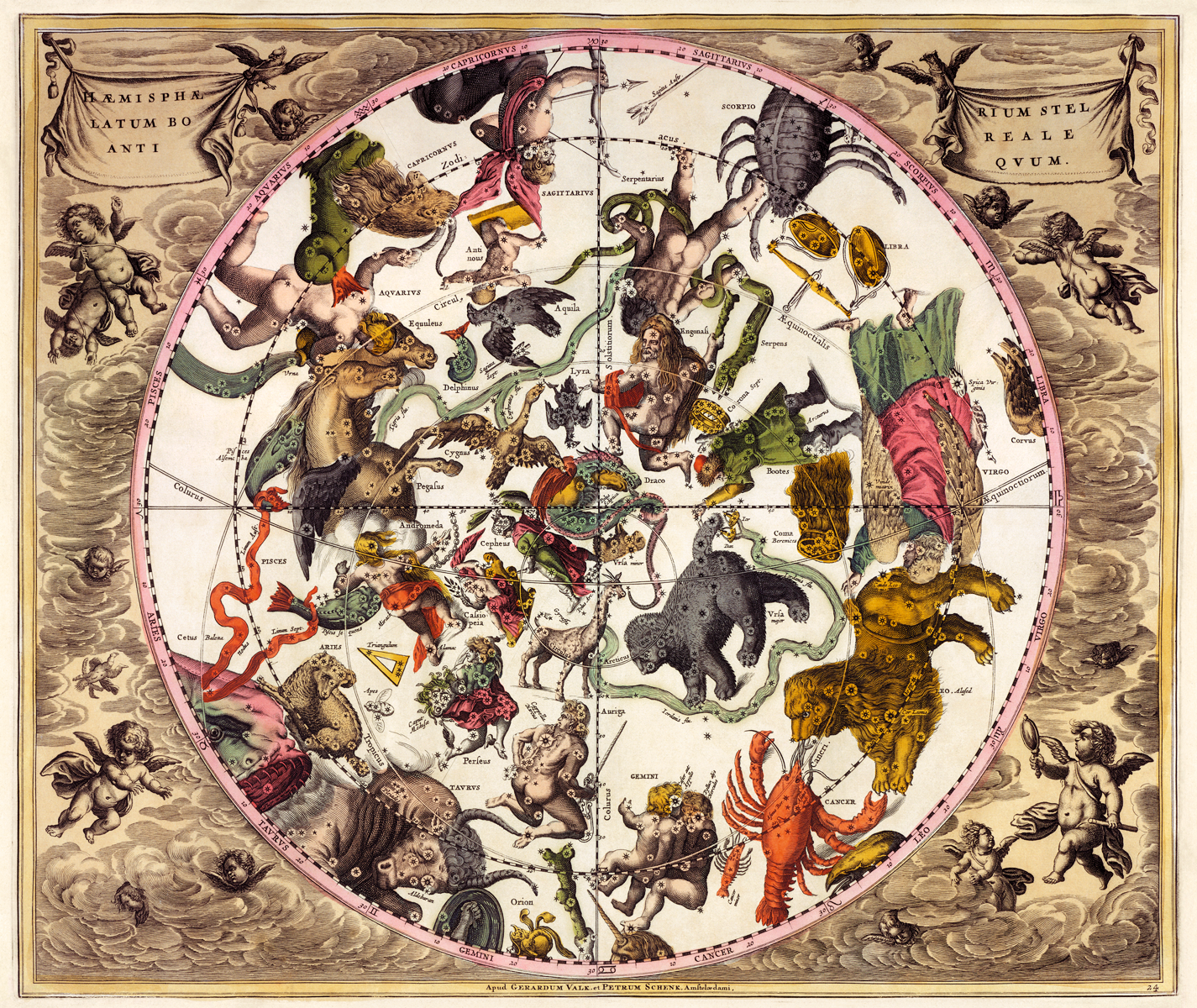 This map is awsome | Antique prints, Celestial map, Celestial chart