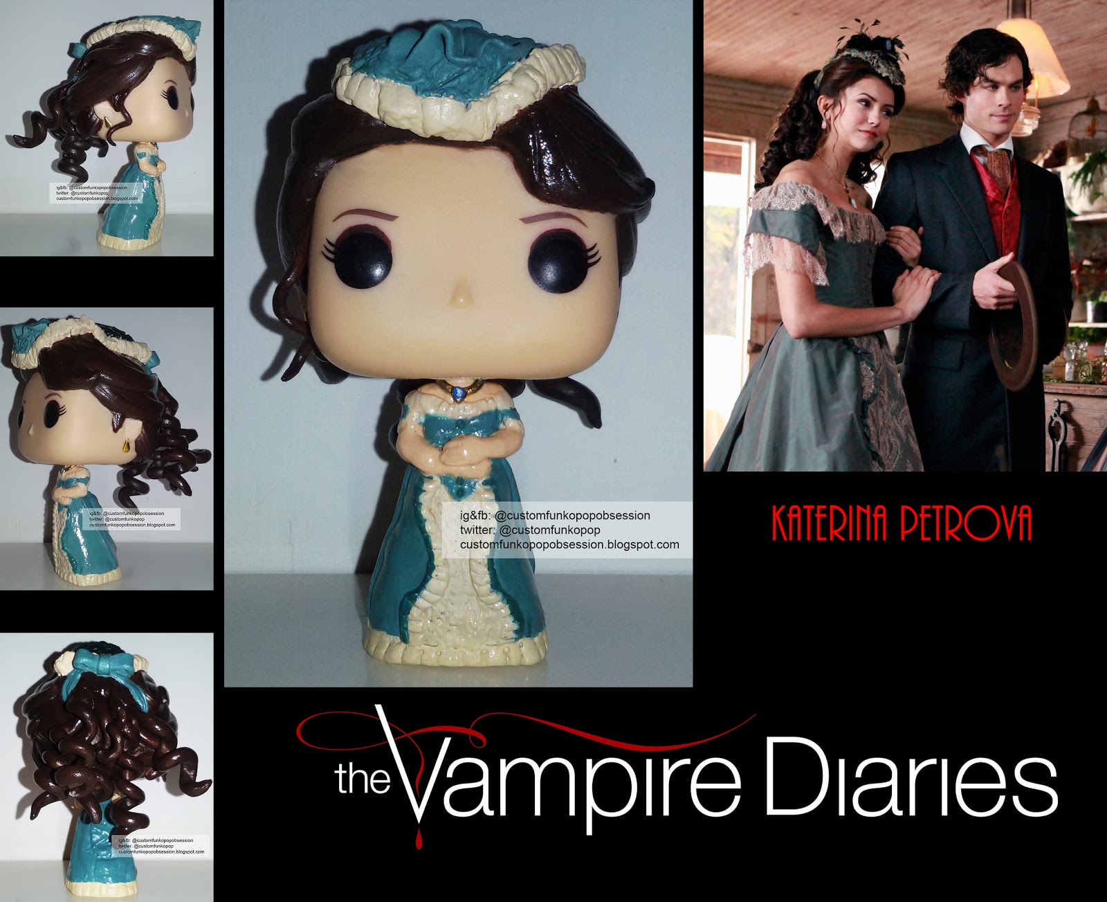 Katerina Petrova Custom Funko Pop 3 - The Vampire Diaries
