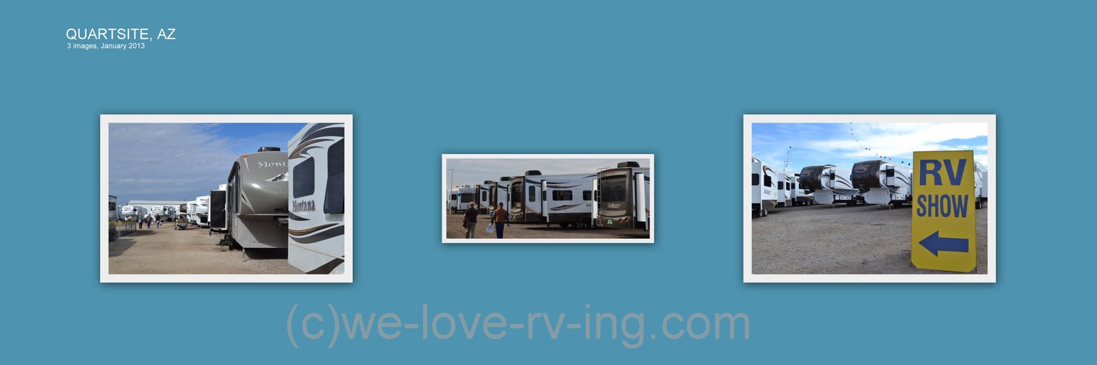 We Love RV'ing: RV Show ~ Quartzsite ~ Arizona
