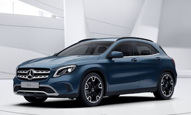 Mercedes GLA X156 Restylé (2017 à 2019) - Couleurs, code peinture