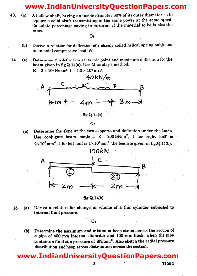 CE6306 Strength of Materials April May 2017 Question Paper - University ...