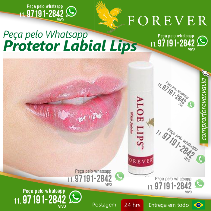 Protetor labial Aloe Lips Forever