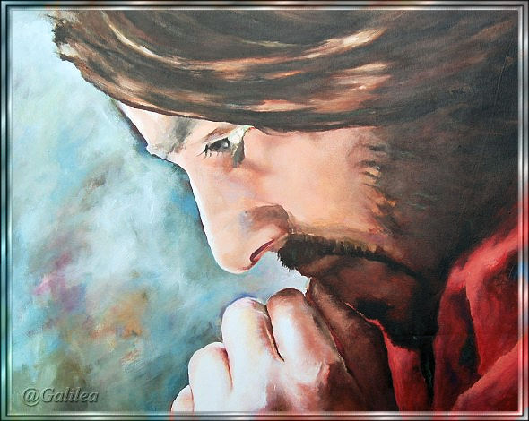 Imágenes religiosas de Galilea: Jesús Orando