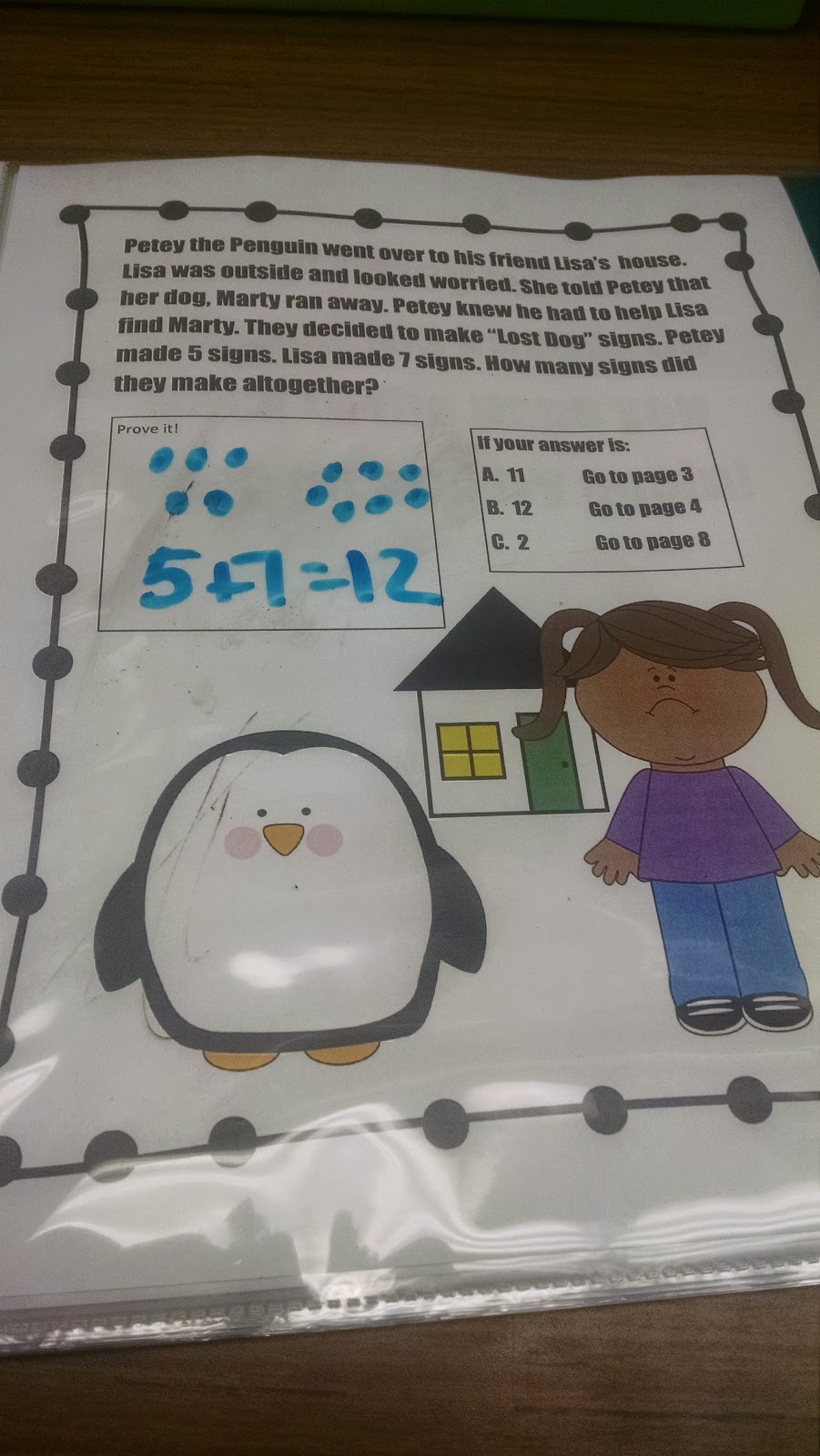 Mrs. B's Freebies: Math Mystery Book