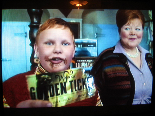 Garden Party - Le Blog de Thierry Cattant: Augustus Gloop with a real ...