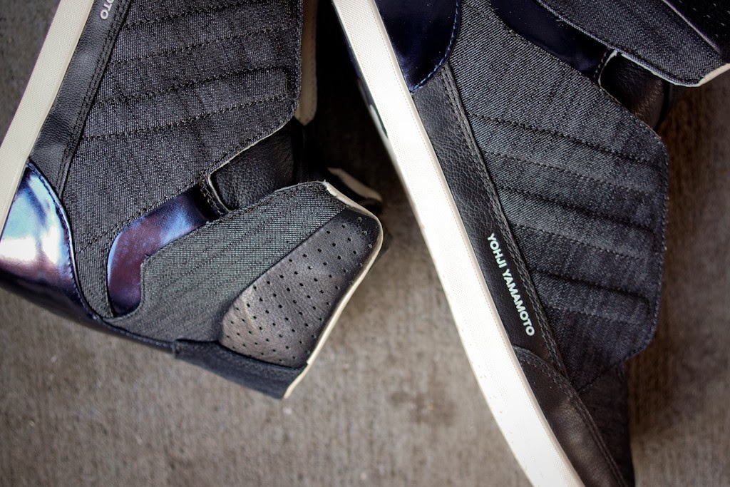 Y-3 Honja High - Black Denim - SneakerBox