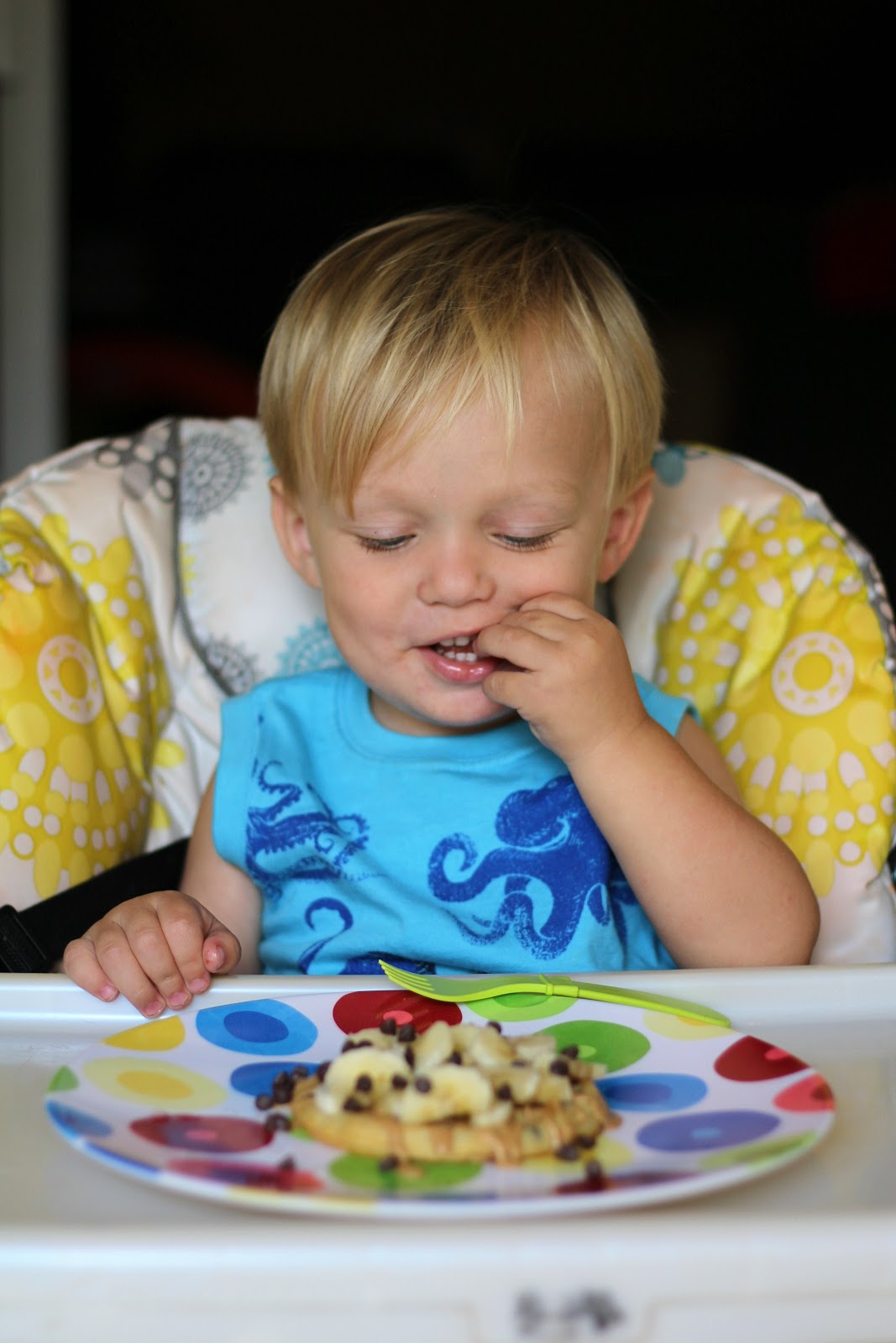 Toddler Eats: Chunky Monkey Waffles | Tuesdays with Jacob