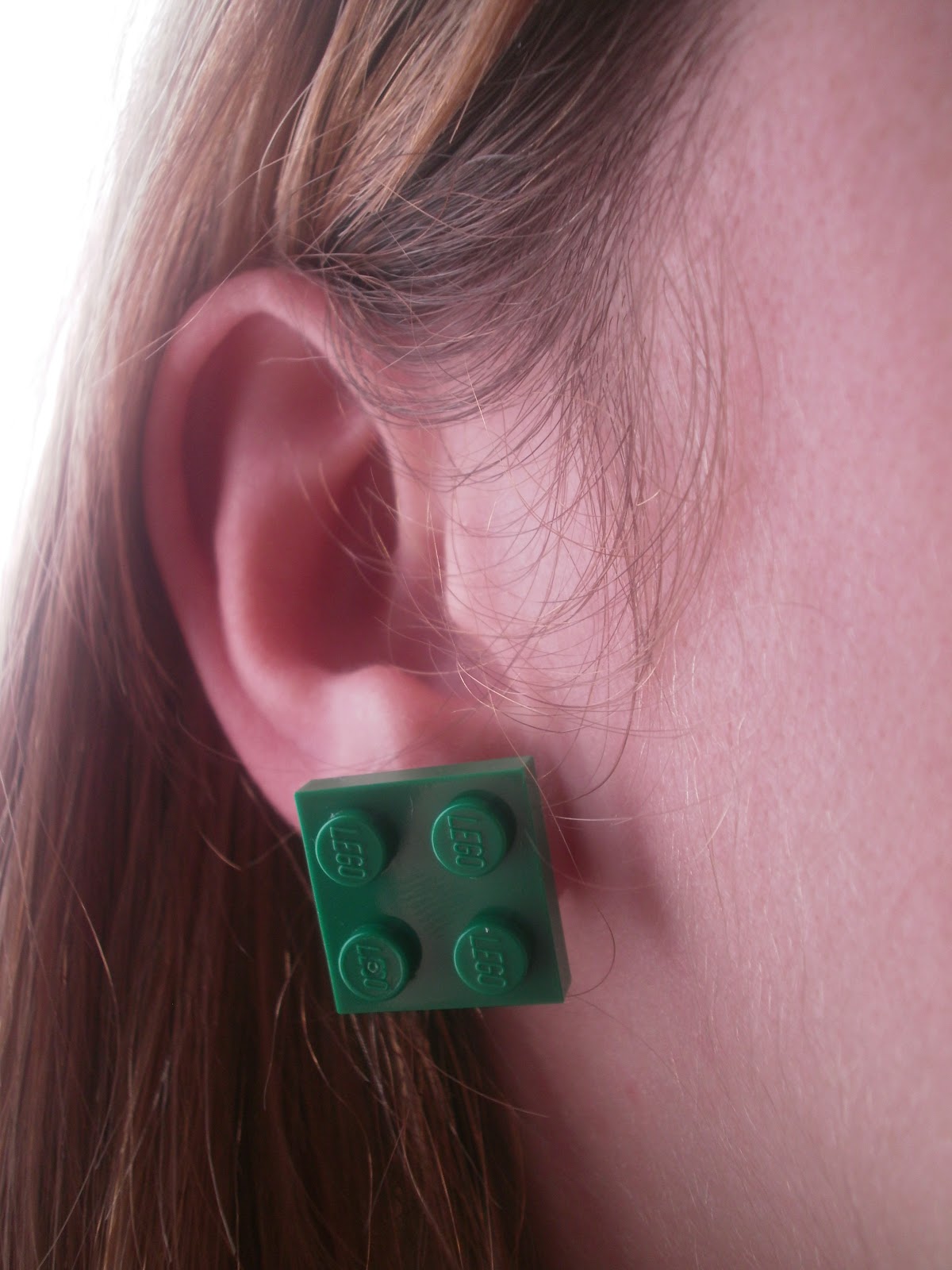 Forever Sew Cute: Lego Earrings - My Creation