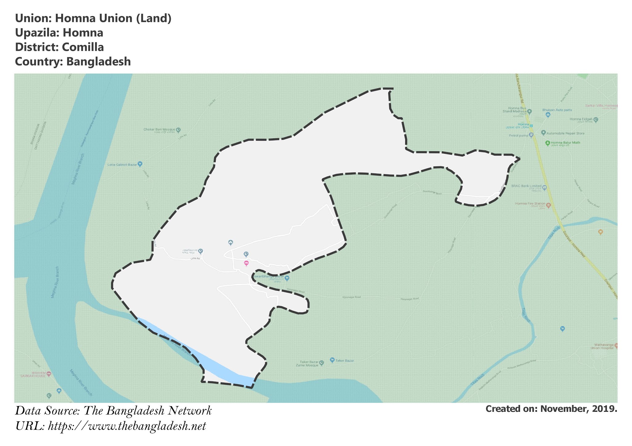 Homna Union Union, Comilla