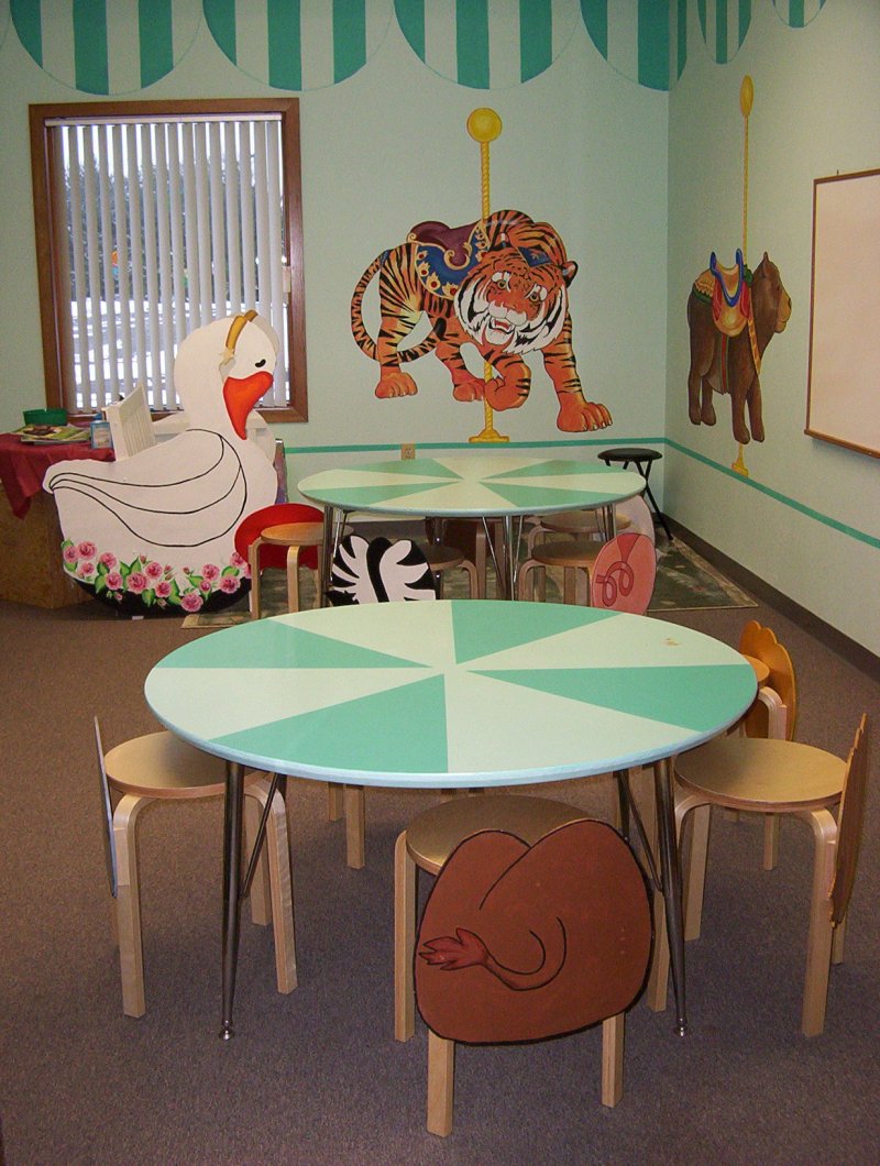 In Rainbow Colors-Paint!: Carousel Room