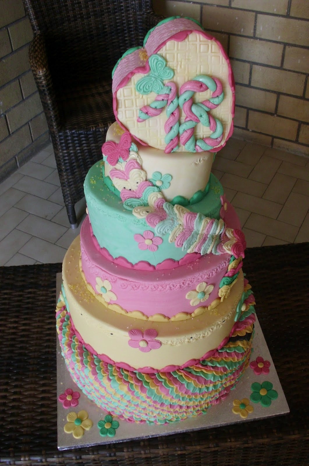 dolcemania di imma77: torta decorata 18 anni di mely... mia figlia