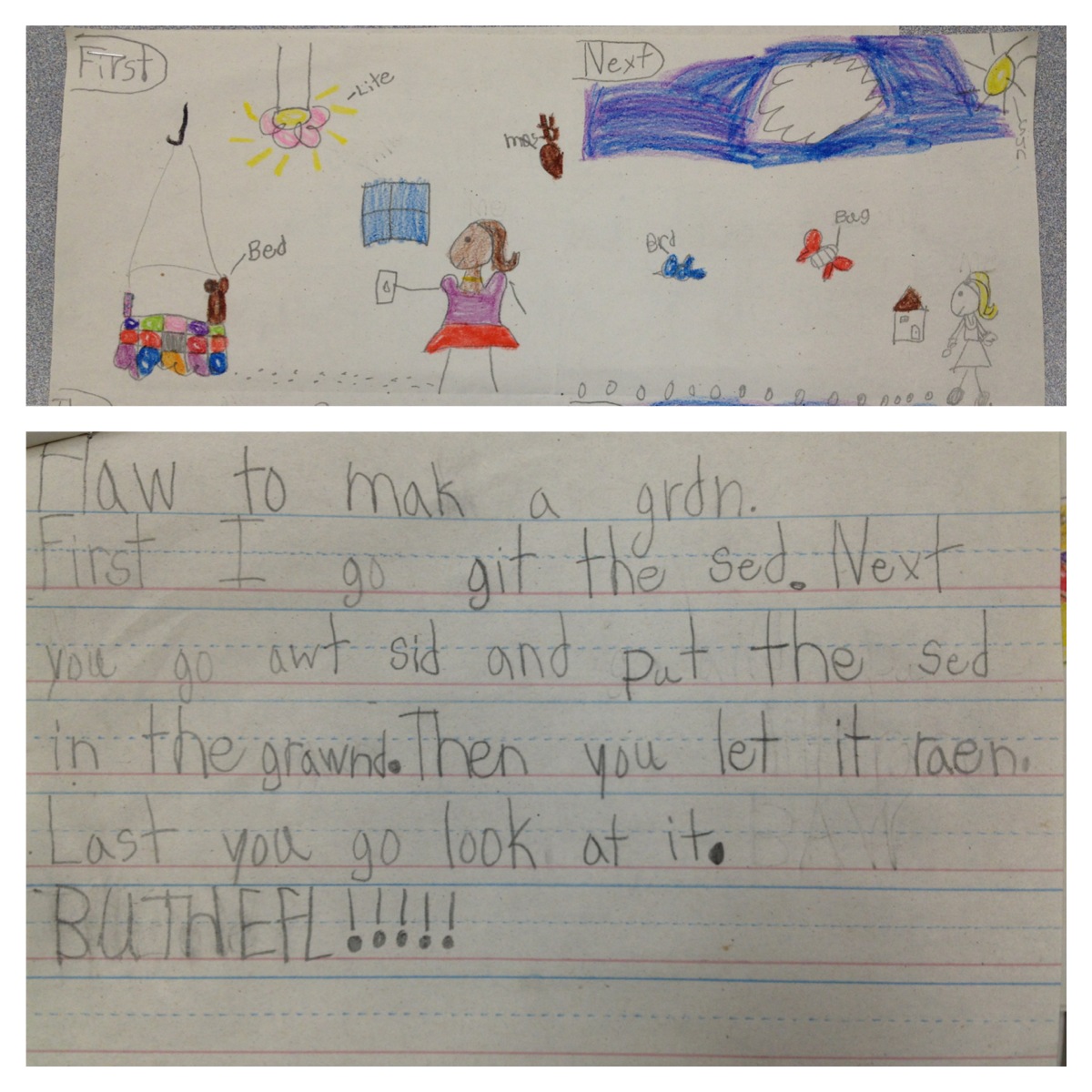 Primary Graffiti: Blooming Authors! Procedural Writing