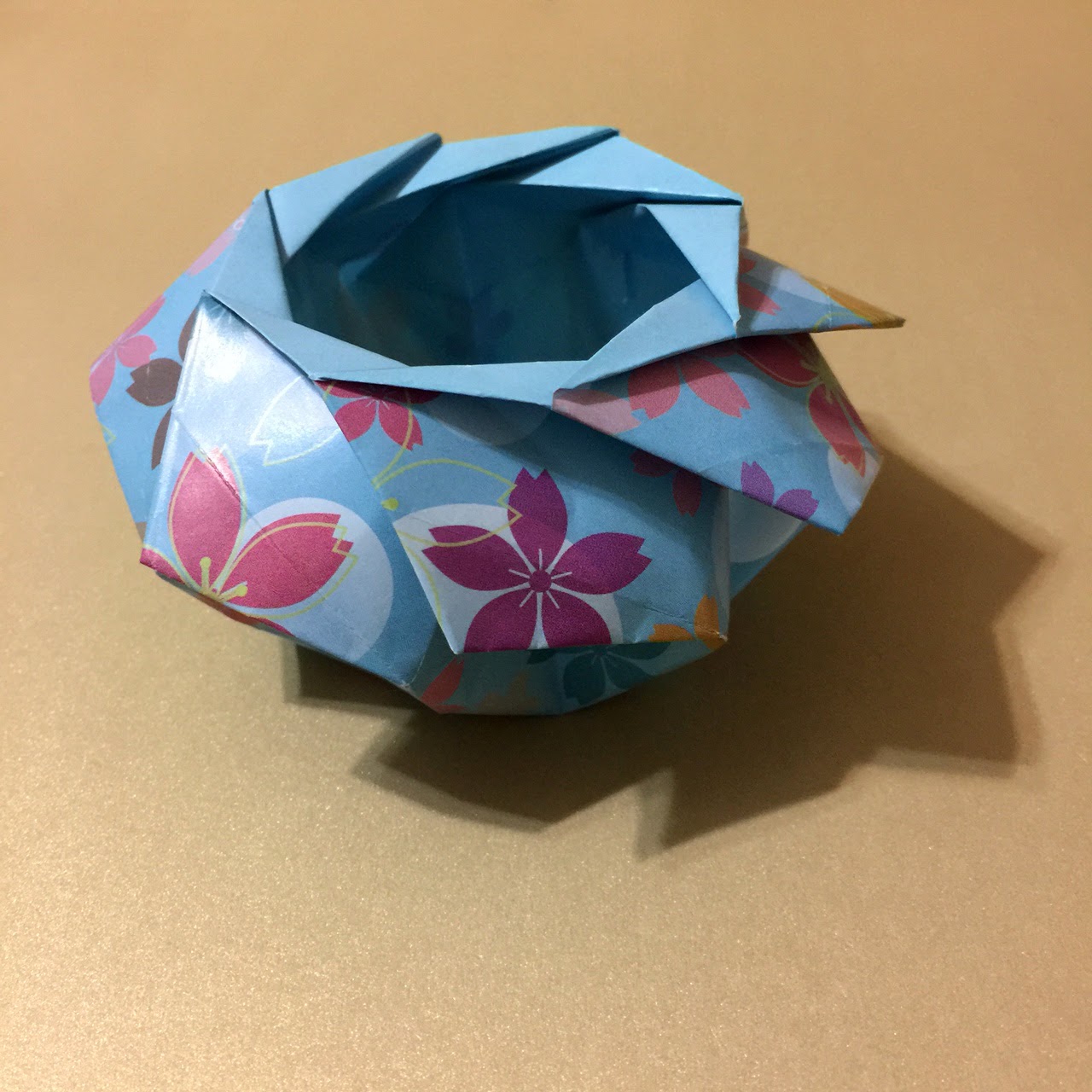 Konsep Penting Origami Flower Pot, Pot Bunga