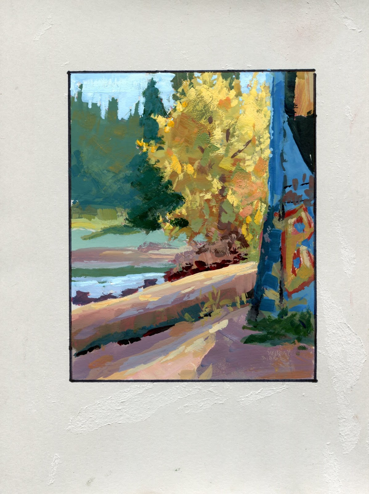 Darrell Anderson's Paintings, Marker Drawings and Prints: 2017