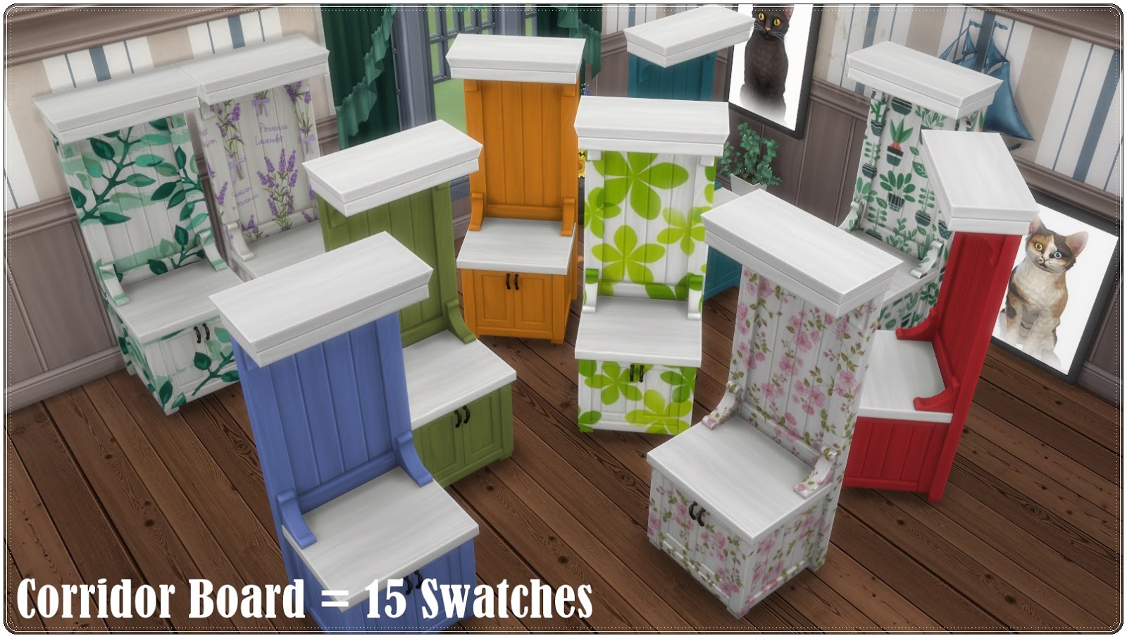 Annett's Sims 4 Welt: Pets Living Set - Recolors