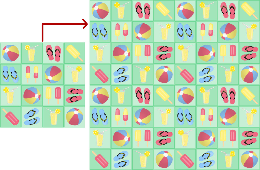 Clown Fish Cafe: How to Create Tiling Patterns in Inkscape – The Grid ...