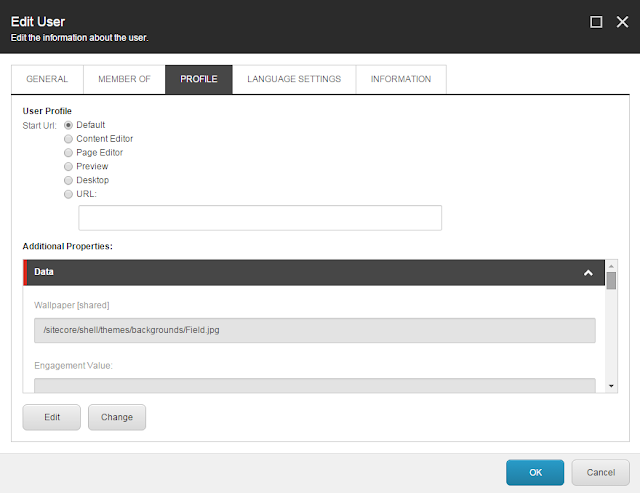 Sitecore custom User Profile template Sitecore custom User Profile template