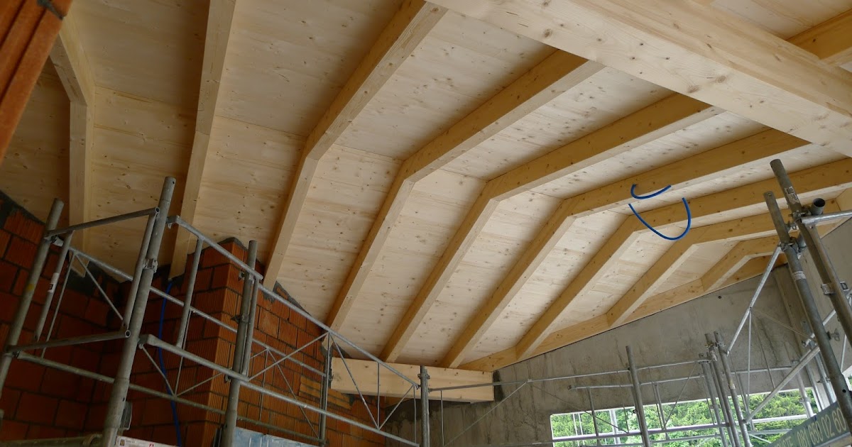 Bautagebuch: Dachschalung montiert