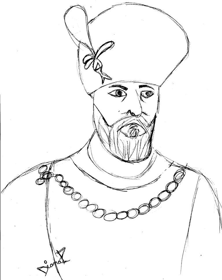 Hristos împărtăşit copiilor: Planşe de colorat cu domnitori români