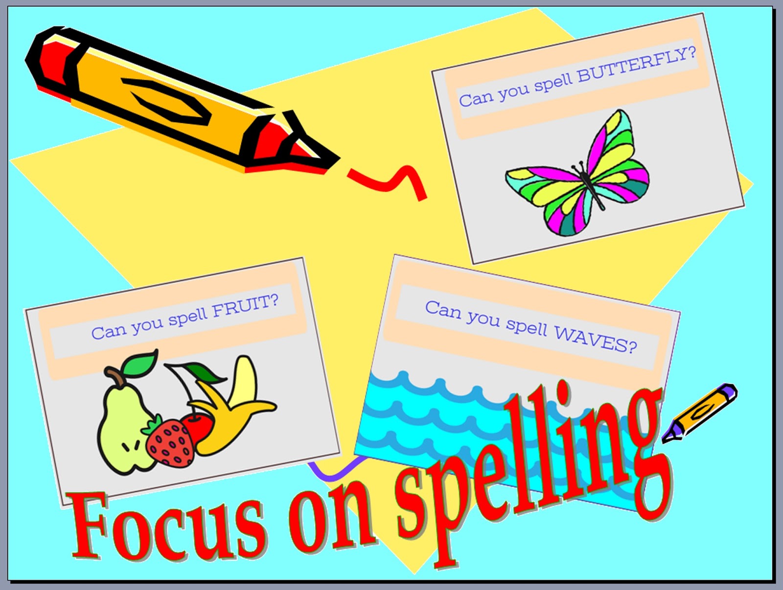 moje pomysły jak ...: Focus on ... spelling