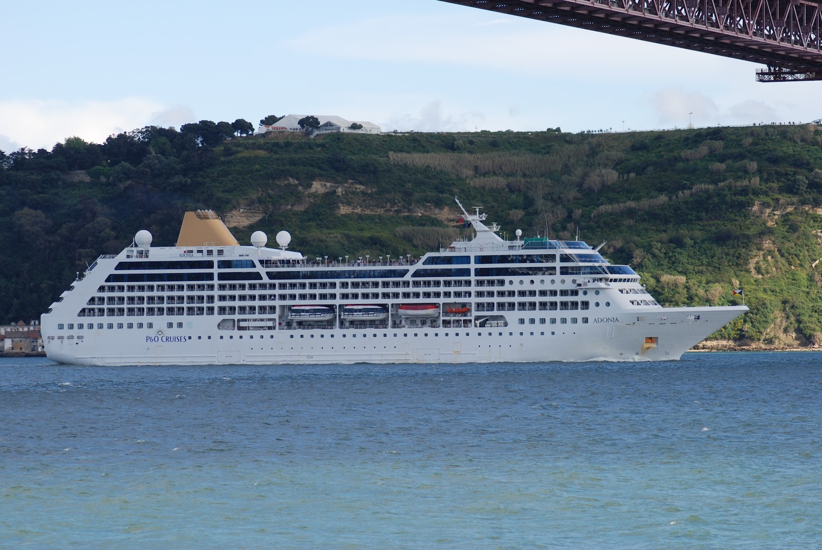 M.V. "ADONIA" one year in service with P & O CRUISES