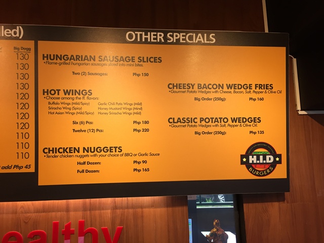 ERICJAZ FOODIES: H.I.D BURGERS (CITY GOLF PLAZA, ORTIGAS)