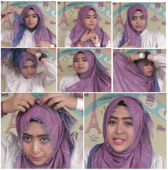 Tutorial Hijab Modern Terbaru 2015 ( Hijab Pashmina ) - Indo Fashion