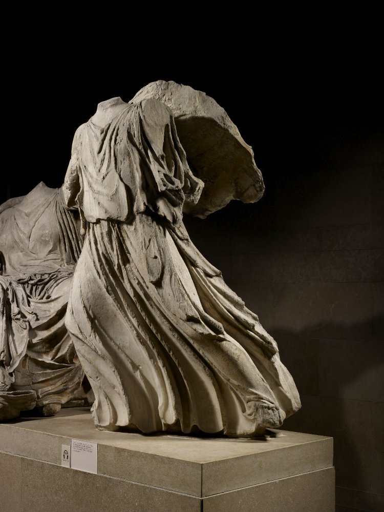Spencer Alley: Marble sculpture from the east pediment of the Parthenon