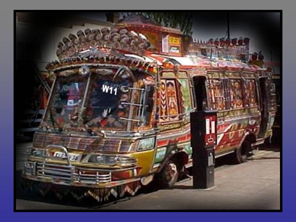 Spreebird-Trend and Culture: W-11 The famous Mini bus of Karachi