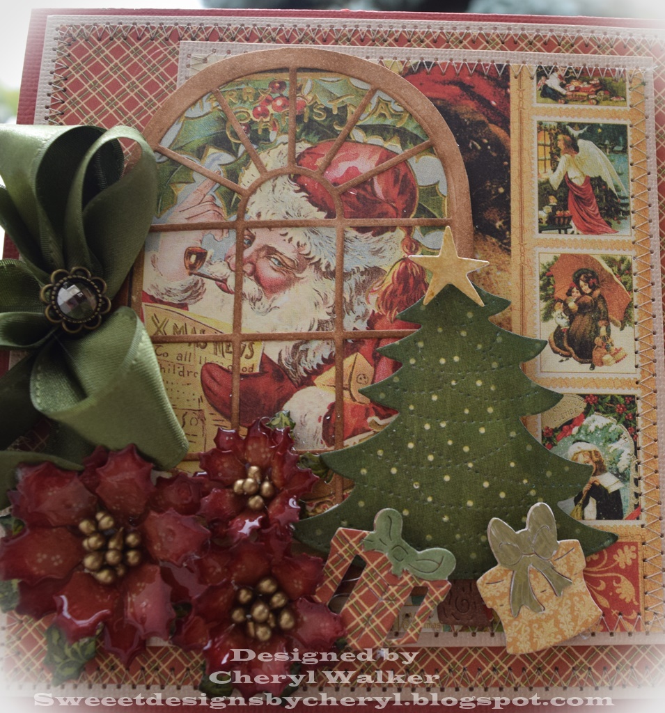 Christmas Window Card with Cheryl Walker - Cheery Lynn Designs ...
