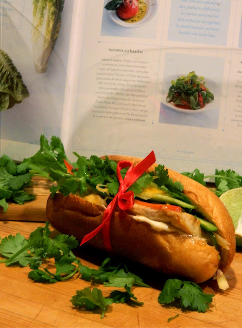 Madame Anne aux fourneaux: Sandwich asiatique Mahi Mahi-coco