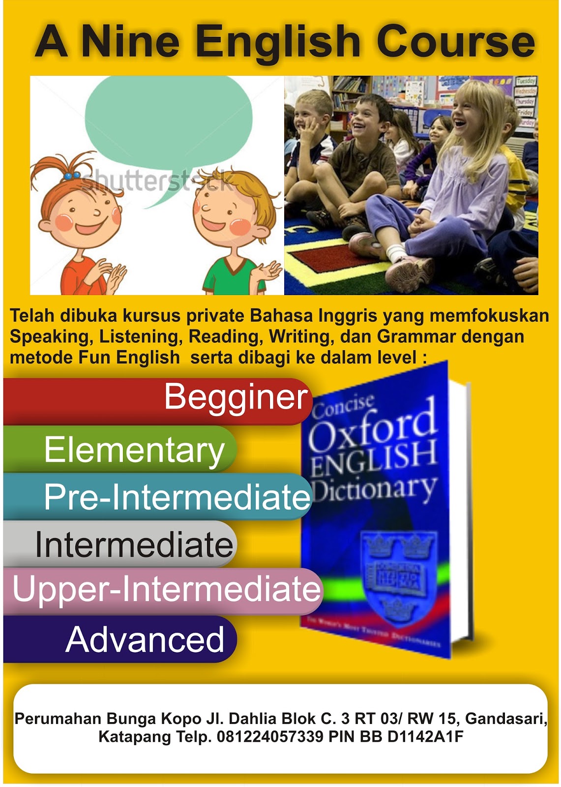 Kursus Private Bahasa Inggris ( A Nine English Course ): Kursus Bahasa ...