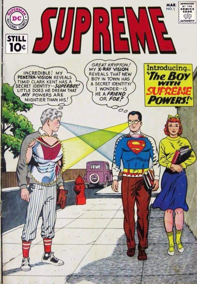 JIMSMASH ! ! !: FAN ART: SILVER AGE KID SUPREME MEETS SUPERBOY