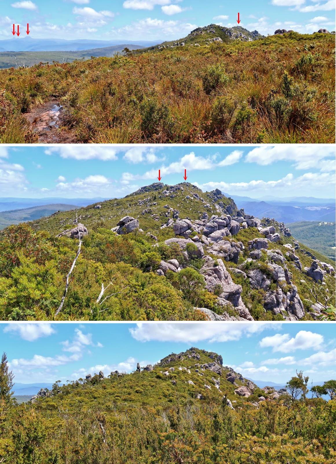 Mountains: Mt Roland, Mt Vandyke, Mt Claude Lookout, Tas, Australia