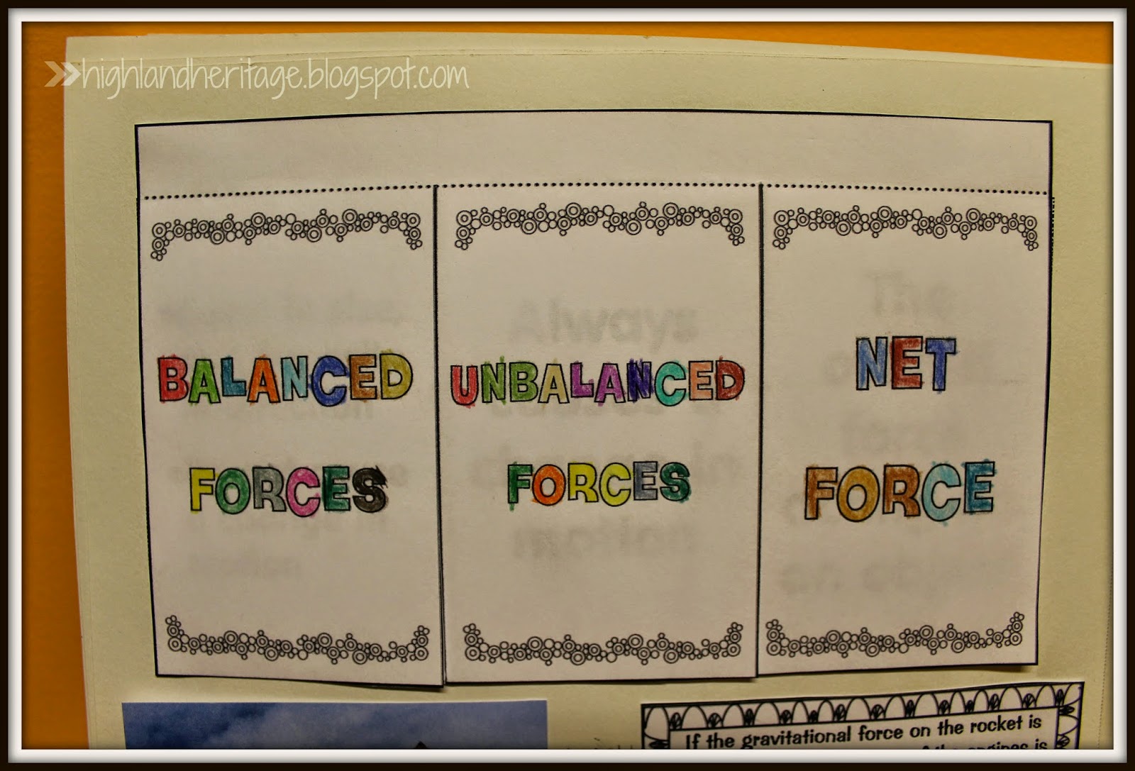Highland Heritage Homeschool: Interactive Science Notebook - Physics ...