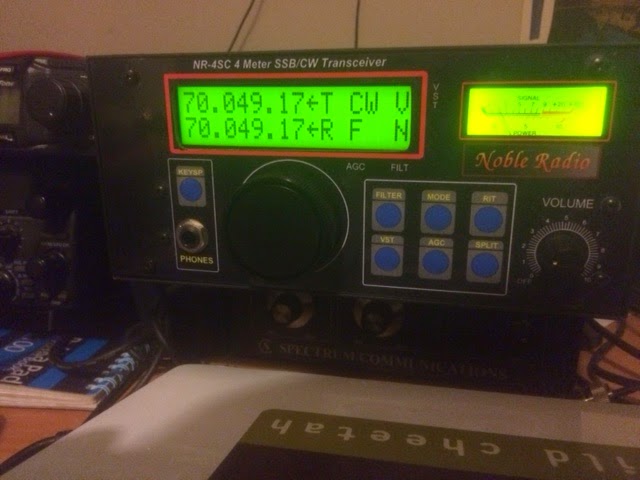 First impressions of the Noble Radio NR4SC 70MHz CW/SSB rig ...