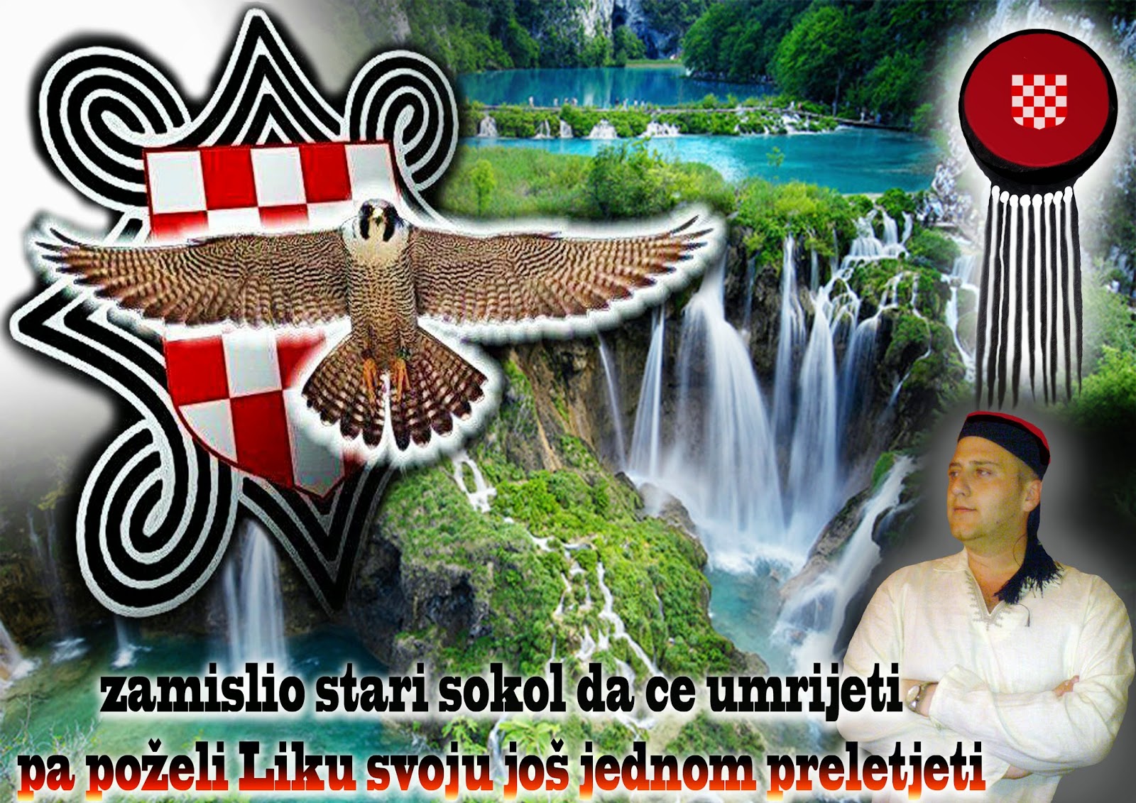 Lička kapa : licka kapa lika cap kordun sokol plitvice zamislio stari ...