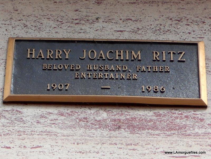 Los Angeles Morgue Files: "The Ritz Brothers" Entertainer Harry Ritz ...