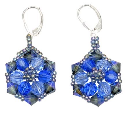 How to Make Swarovski Crystal Earrings Tutorials / The Beading Gem