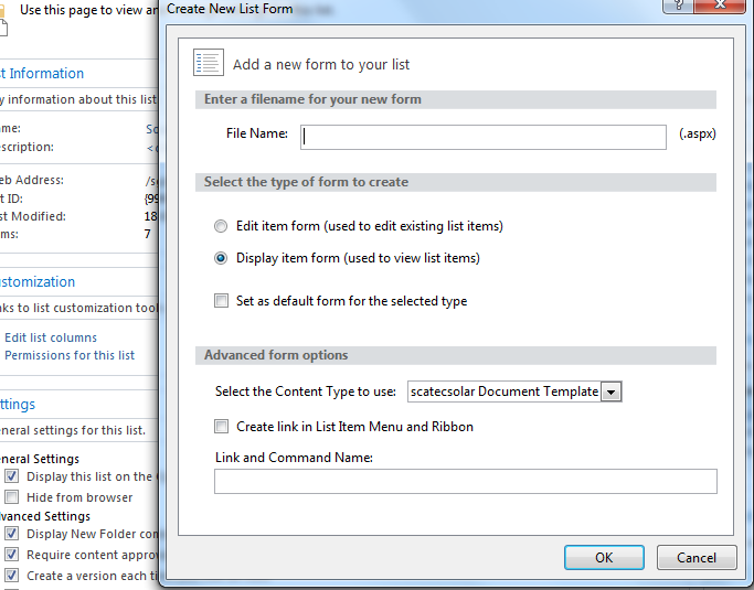 simpledotnetworld: Unable to find the default new or edit form for list ...