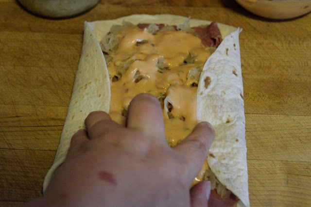 Reuben Wrap Recipe - The Kitchen Wife