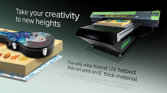 Roland UV-LED flatbed inkjet printer