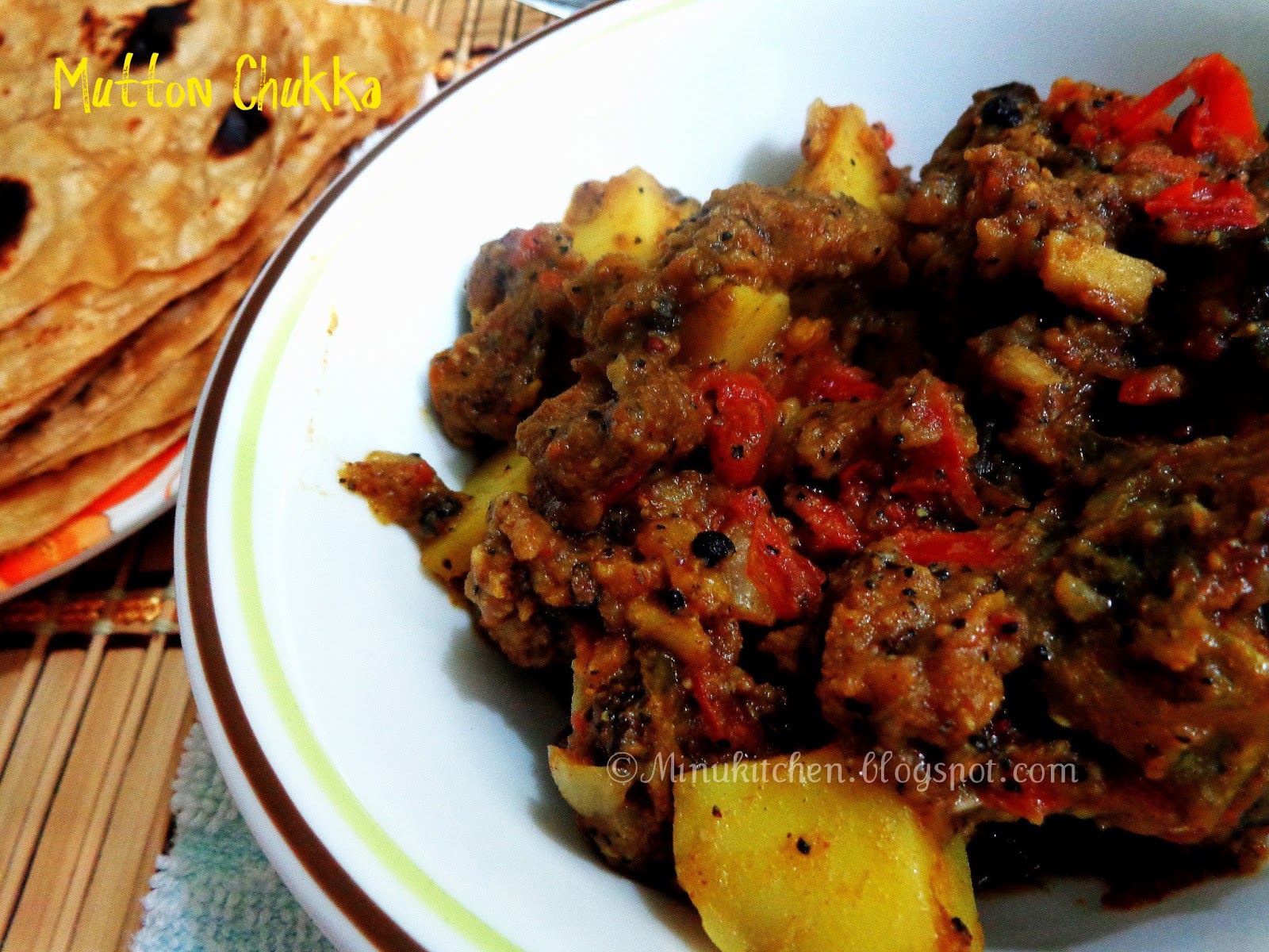 Madurai Style Mutton Chukka ~ Minu's Kitchen