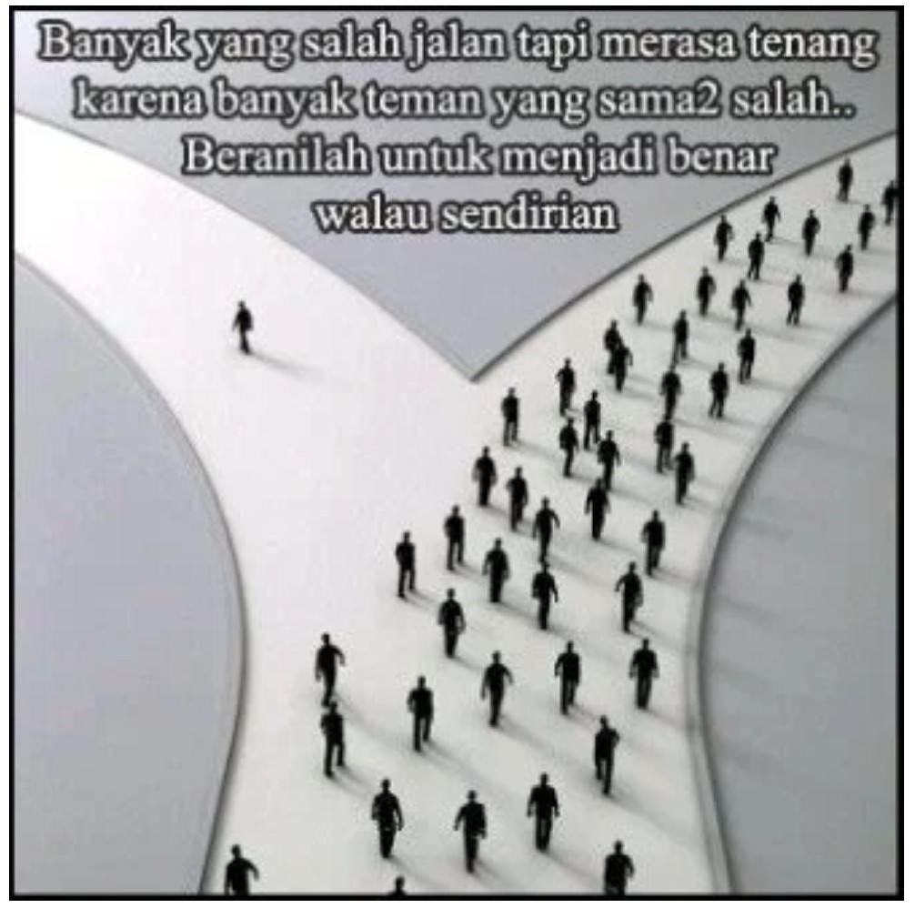 √ √ Ketika yang Benar Menjadi Salah, dan Salah Menjadi Benar