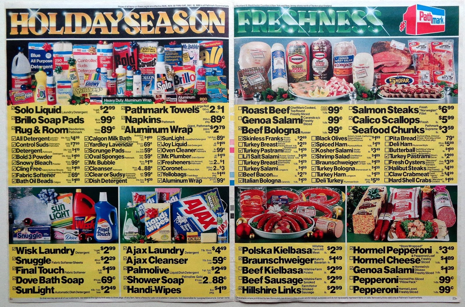 Past Print: Pathmark supermarket flyers