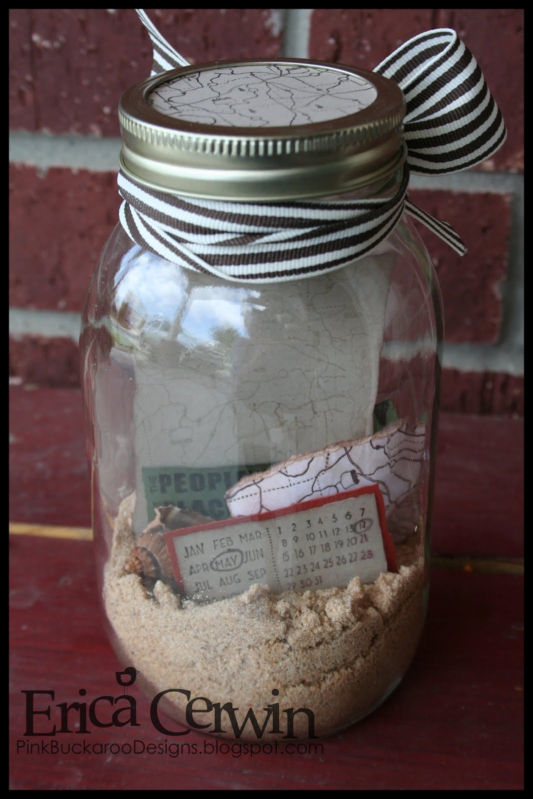 Beach Jar Frame - Pink Buckaroo Designs