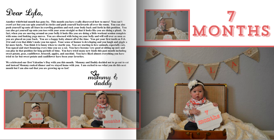 Our House in the Middle of Our Street: Digital Baby Book: Monthly Photo ...