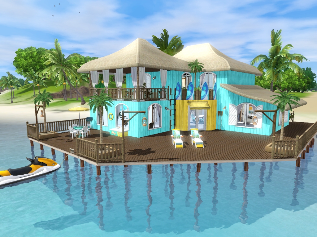 Light Sand - House The Sims 3 - Via Sims